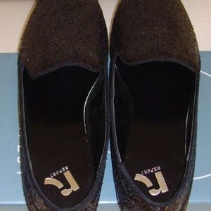 Report | Shoes | Report New Black Glitter Flats 75 | Poshmark